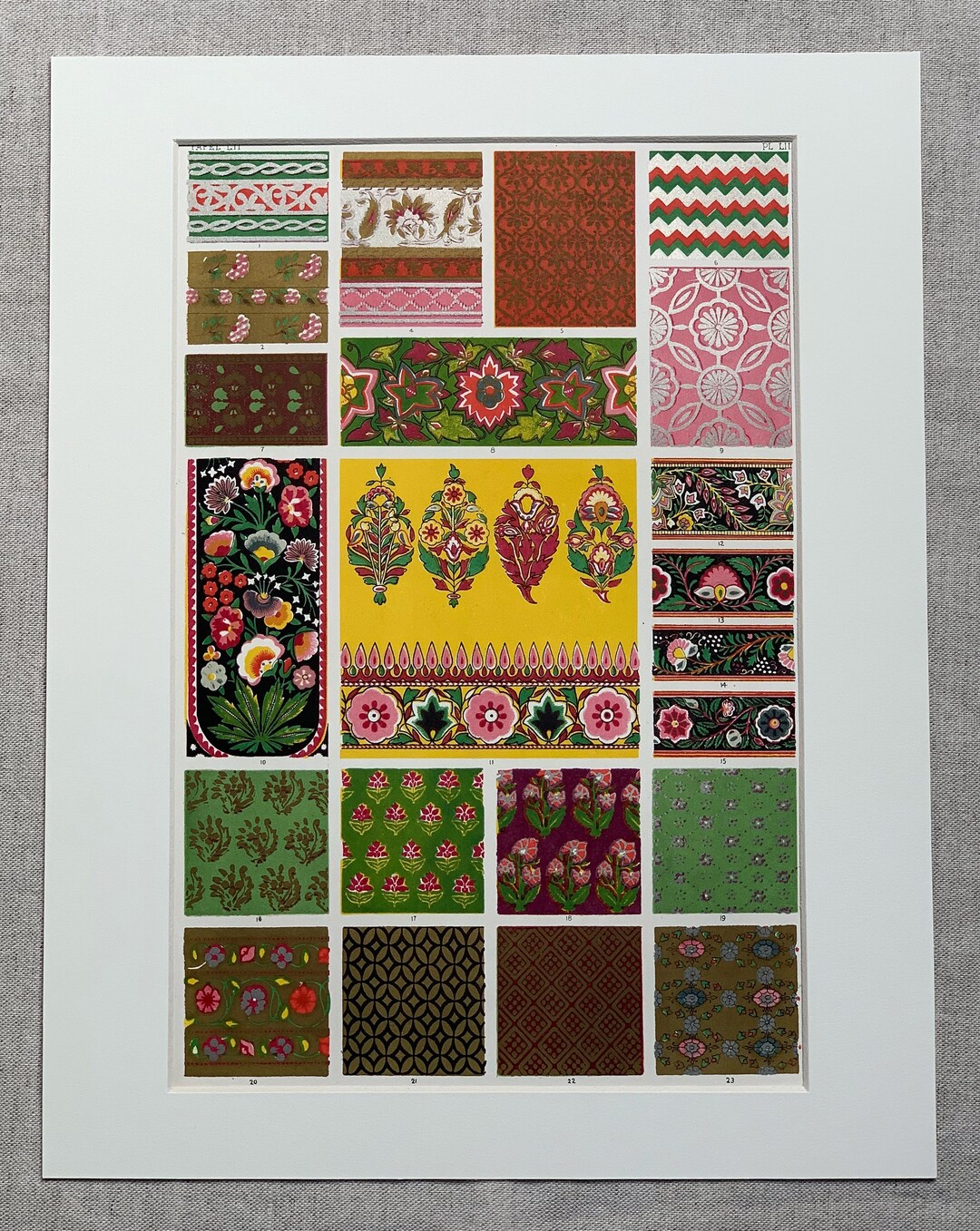 1868 Original Antique Large Chromolithograph Print of Indian - Etsy UK