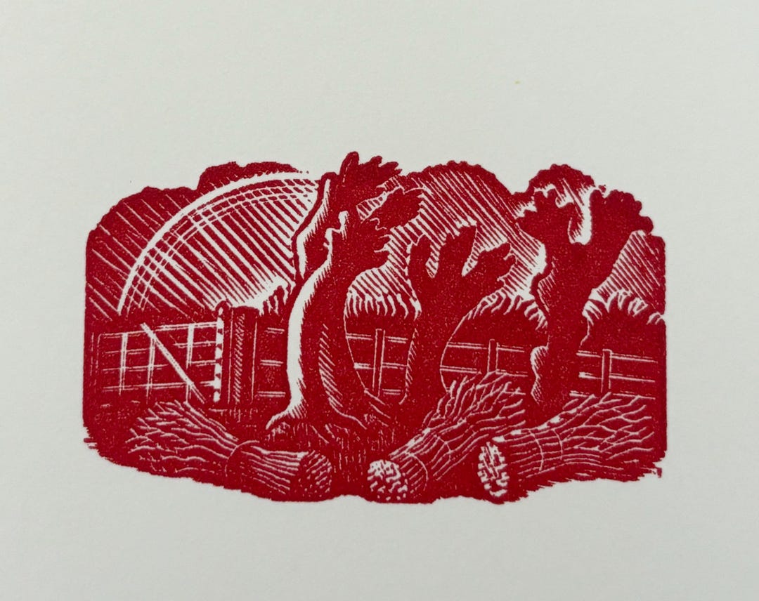 Eric Ravilious Original Woodcut - Available Mounted & Matted - 10 X 8 ...