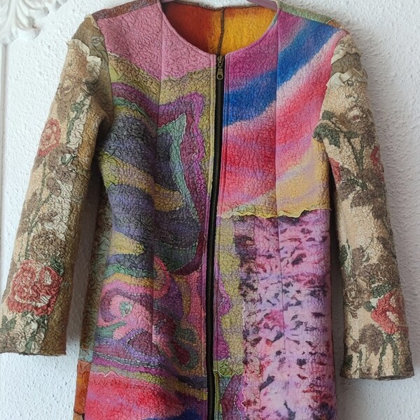 Nuno Felted Jacket - Etsy