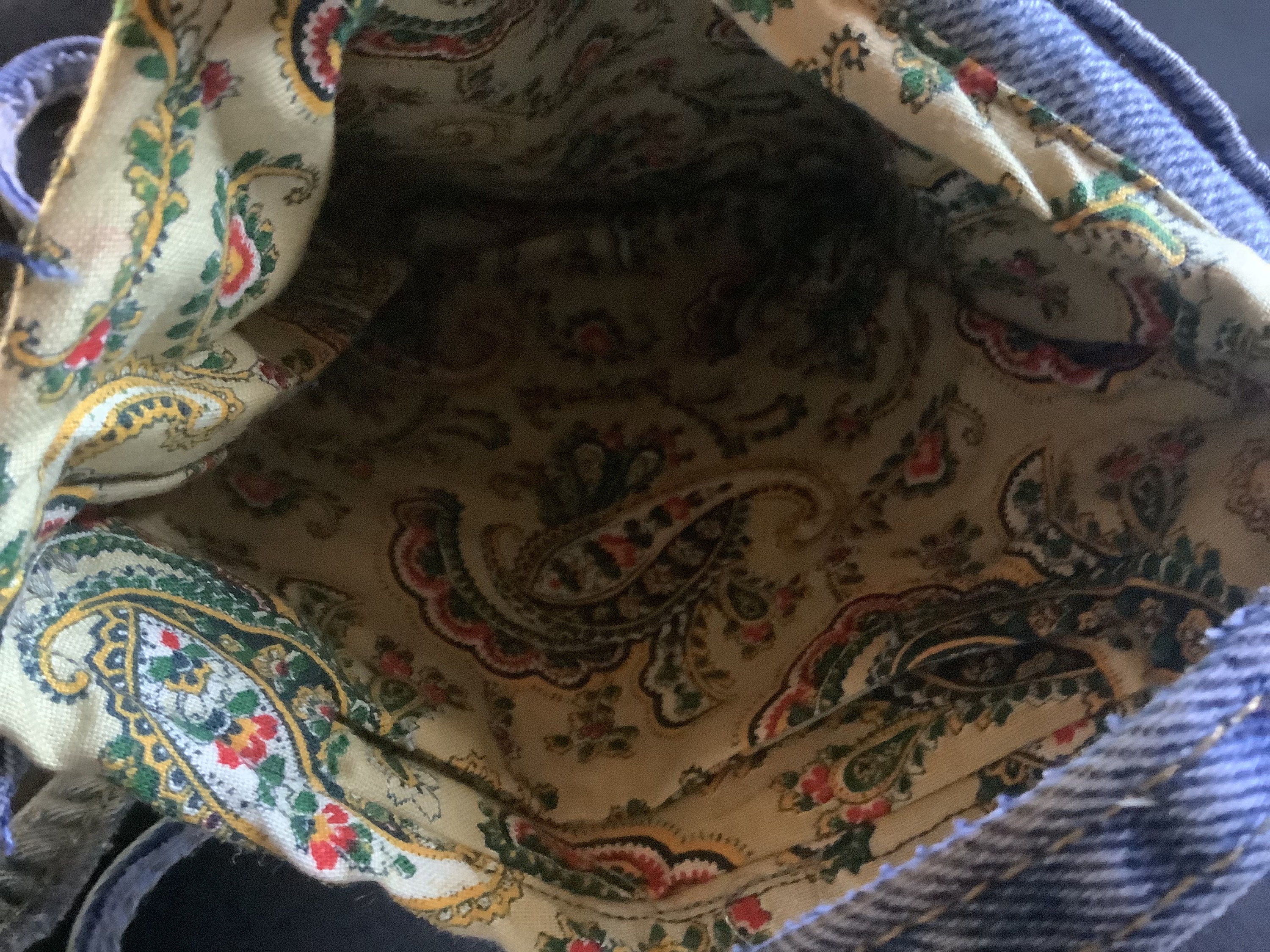 Purse, Made From Blue Jean Pocket - Etsy