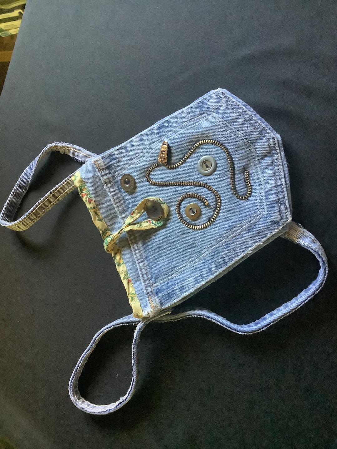 Purse, Made From Blue Jean Pocket - Etsy