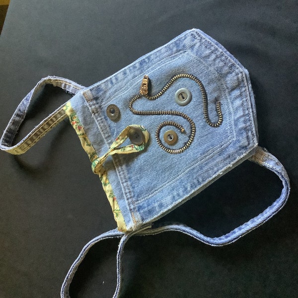 Blue Jean Purse - Etsy