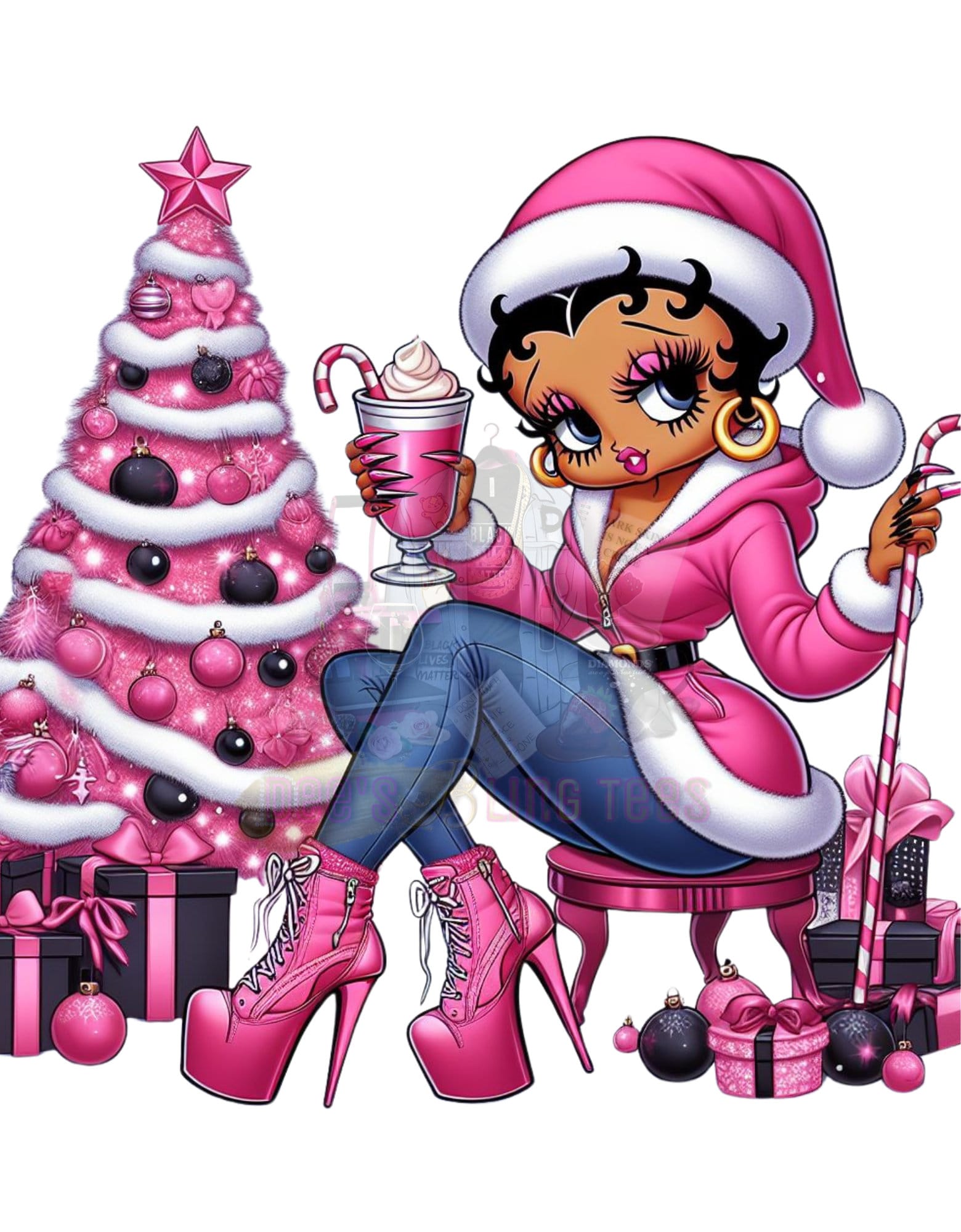 Pink Christmas 2 - Etsy