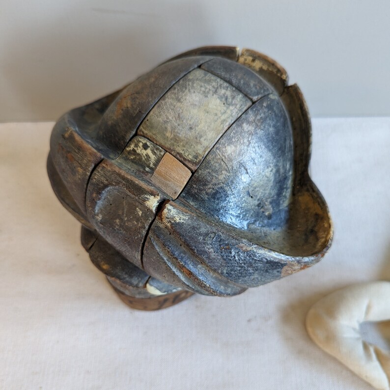 Hat Block Wooden Hat Block Millinery Block Puzzle Block Costume Hat ...