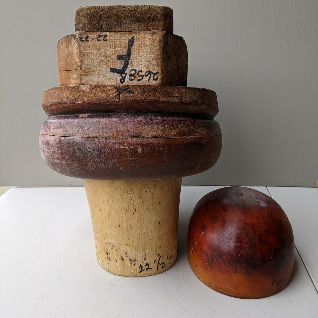 Hat Block - Brim Block - Millinery Brim Crown Set - Breton Brim Block ...