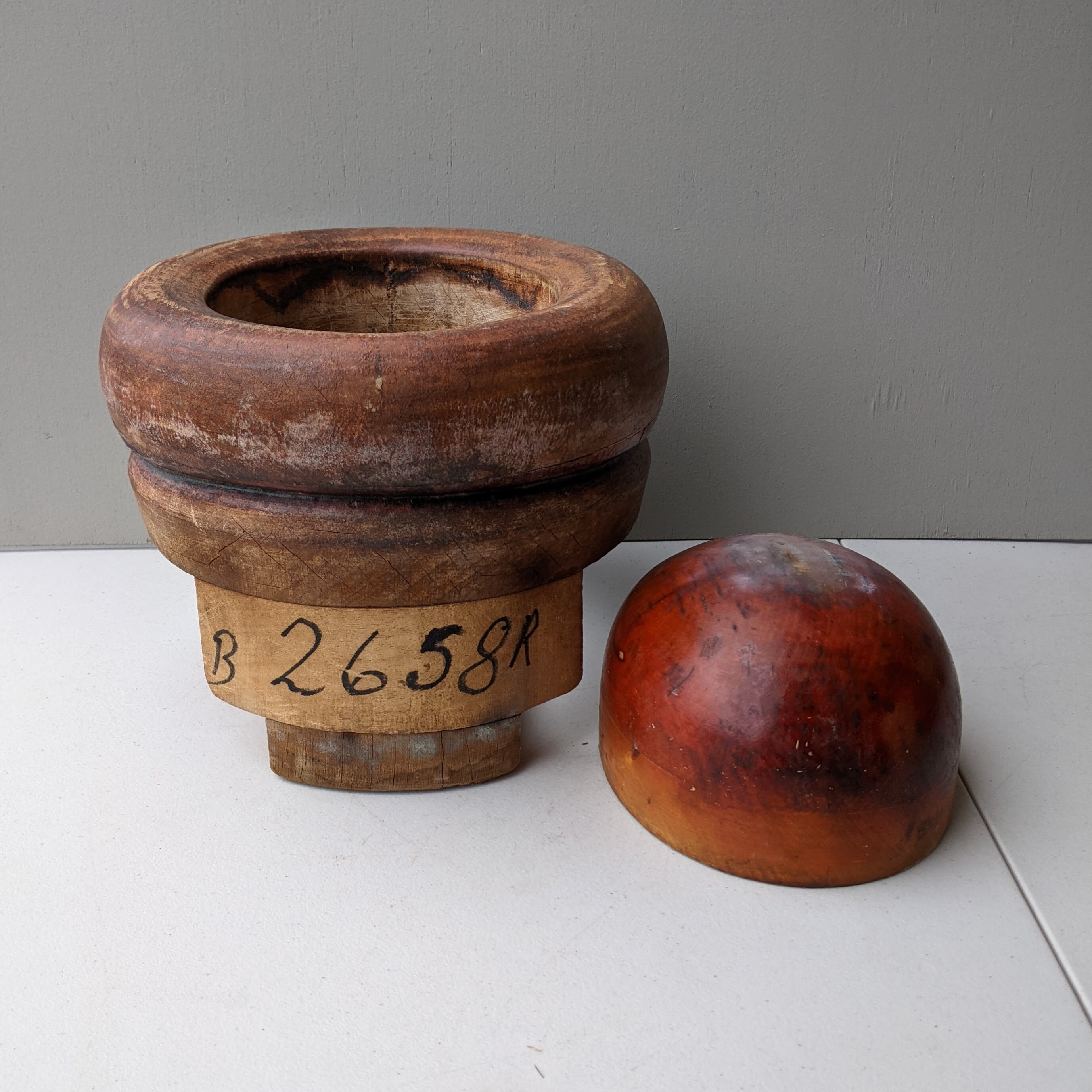 Hat Block Brim Block Millinery Brim Crown Set Breton Brim Block 2658R ...