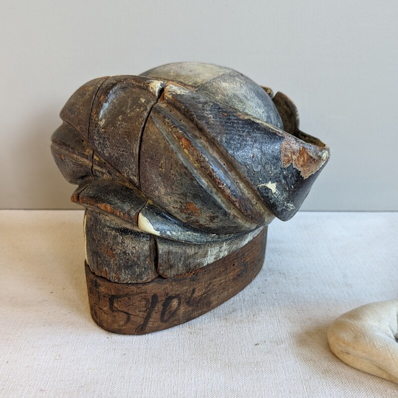 Hat Block Wooden Hat Block Millinery Block Puzzle Block Costume Hat ...