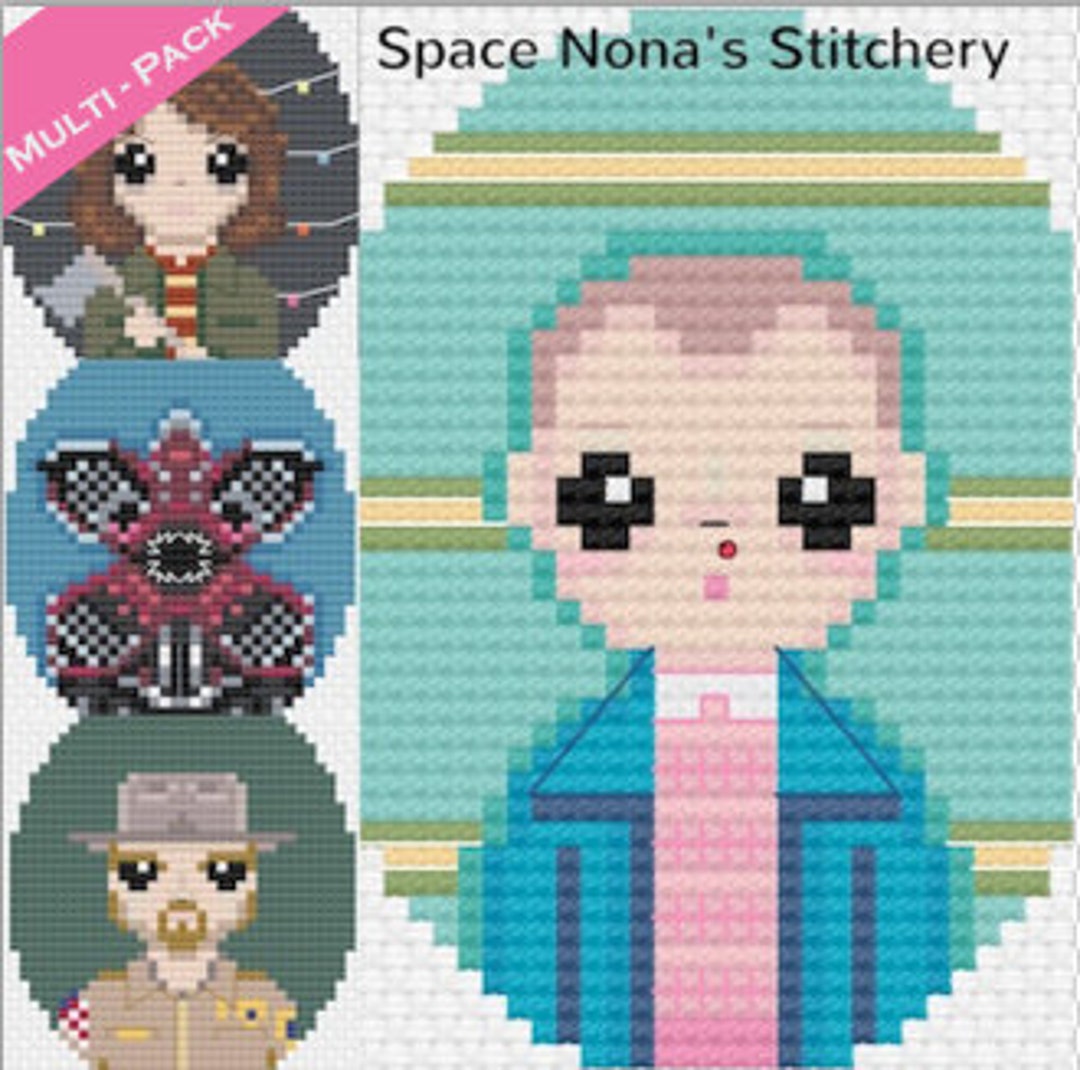 Stranger Things Inspired Set of 11 - Cross Stitch Patterns ...