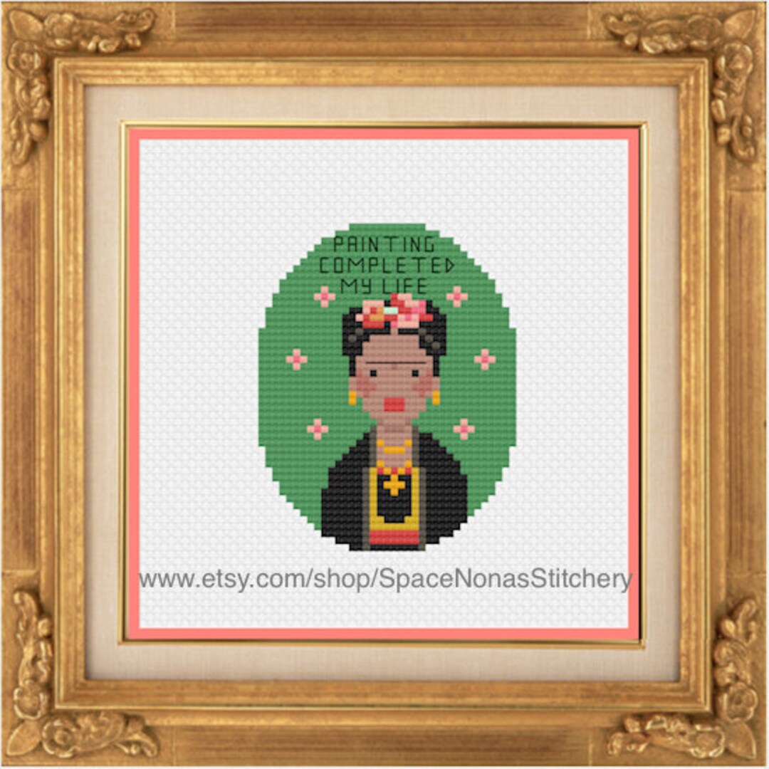 Frida Kahlo - Cross Stitch Pattern - Downloadable PDF - Etsy