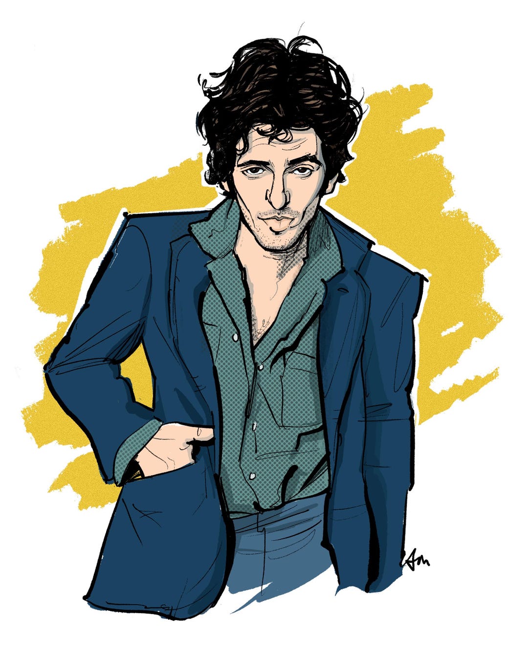Bruce Springsteen Print - Etsy