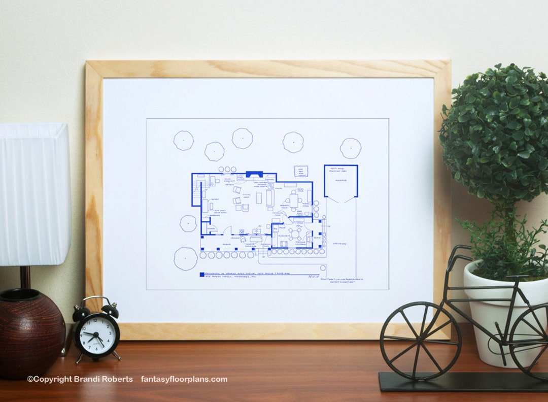 Andy Griffith Show House Floor Plan - TV Show Floor Plan - Blueprint ...