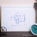 Bewitched TV Show Gifts Floor Plan Poster for Home of - Etsy