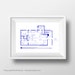 Ted Mosby Apartment Blueprint Poster How I Met Your Mother - Etsy
