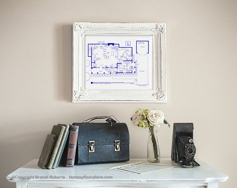 Charmed House - 2ND FLOOR Charmed TV Show Floor Plan - Halliwell Manor ...