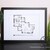 Ted Mosby Apartment Blueprint Poster How I Met Your Mother Hand-drawn ...