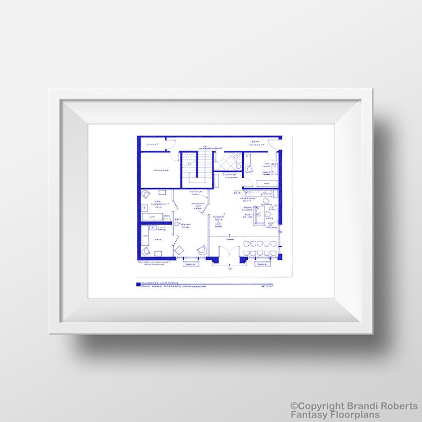Mayberry Courthouse Floor Plan | the Andy Griffith Show | Sheriff Andy ...