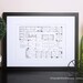 Ted Mosby Apartment Blueprint Poster How I Met Your Mother Hand-drawn ...