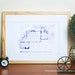 How I Met Your Mother Apartments Blueprint Poster SET Four Floor Plans ...