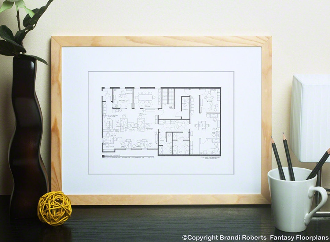 The Office TV Show Office Floor Plan | Dunder Mifflin Scranton Office ...