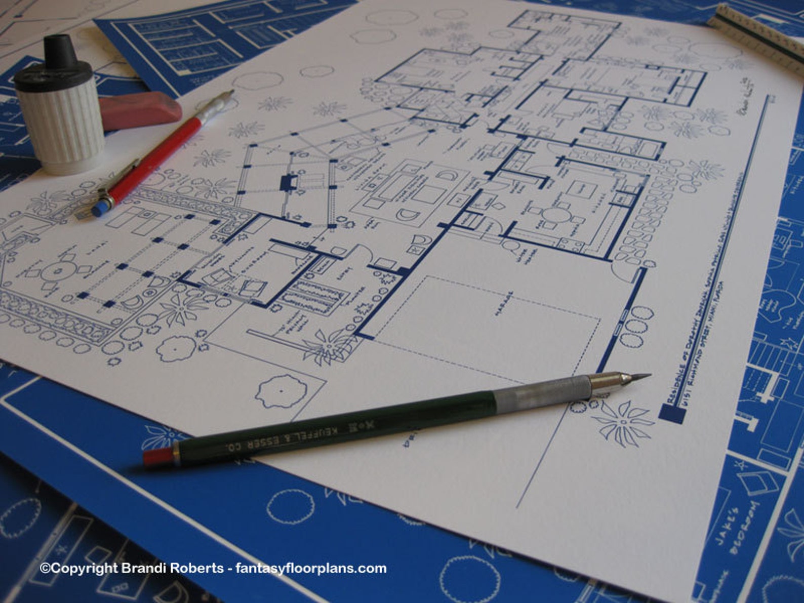 Golden Girls Home Blueprint, Hand-drawn Art, Golden Girls Poster, Wall ...