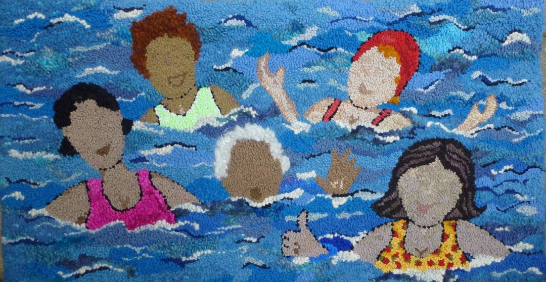 Original Hand Hooked Rug Wall Hanging 22" X "42 - Etsy Canada