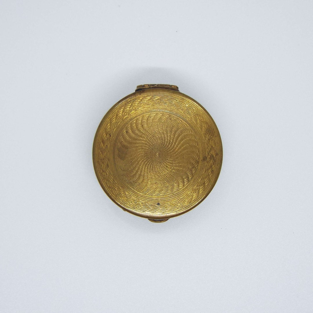 Vintage Art Deco Brass Tokalon Powder Compact 1930's Rouge Compact - Etsy