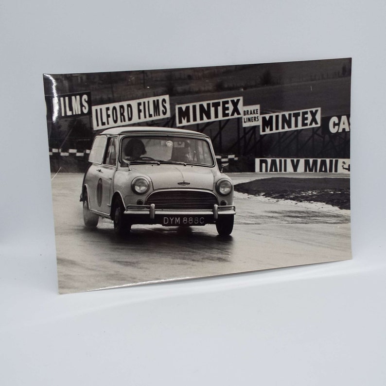 Vintage Mini Cooper S 1960's Original Car Photographs Brands Hatch BSM ...