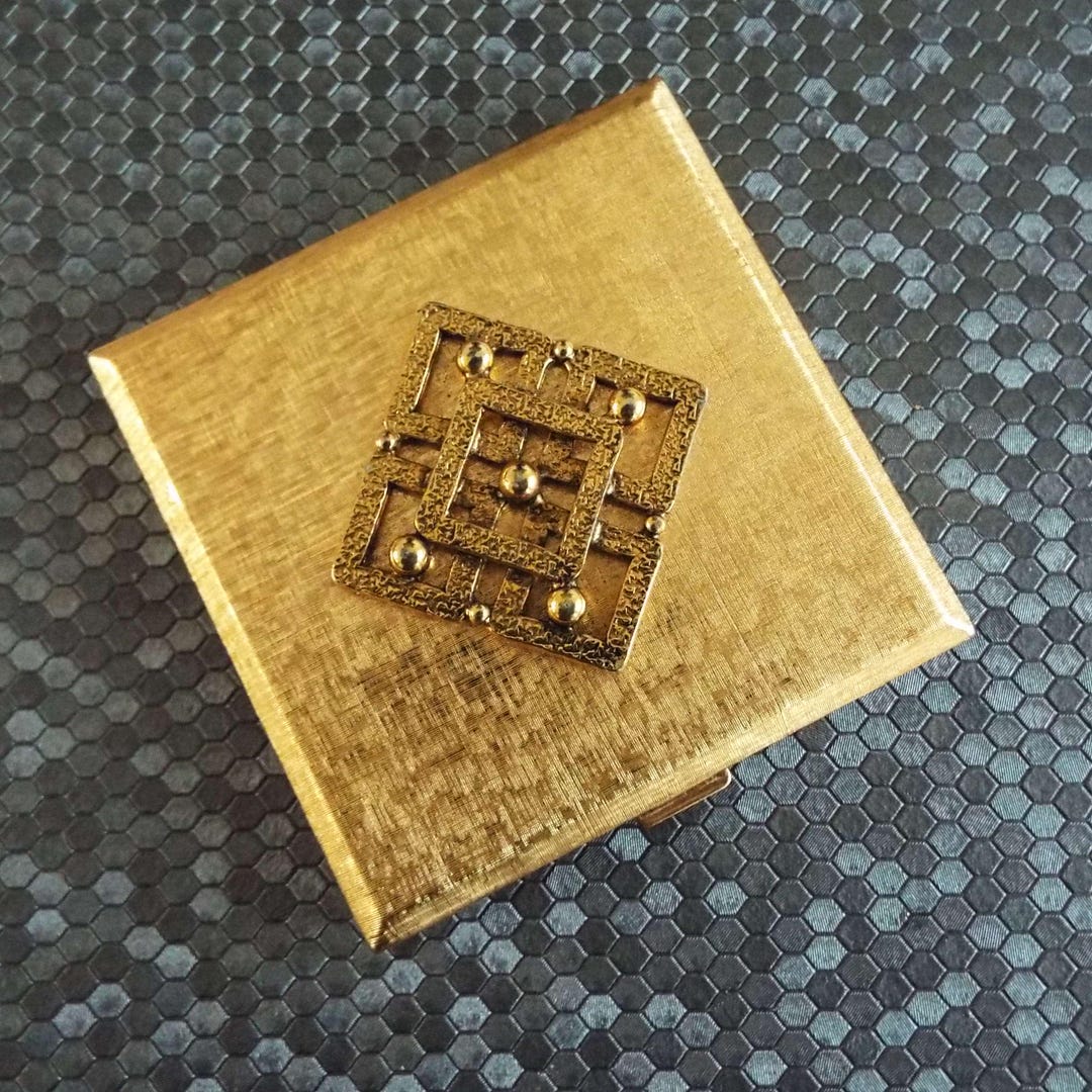 Vintage Regent of London Powder Compact Unused Condition Mid Century ...