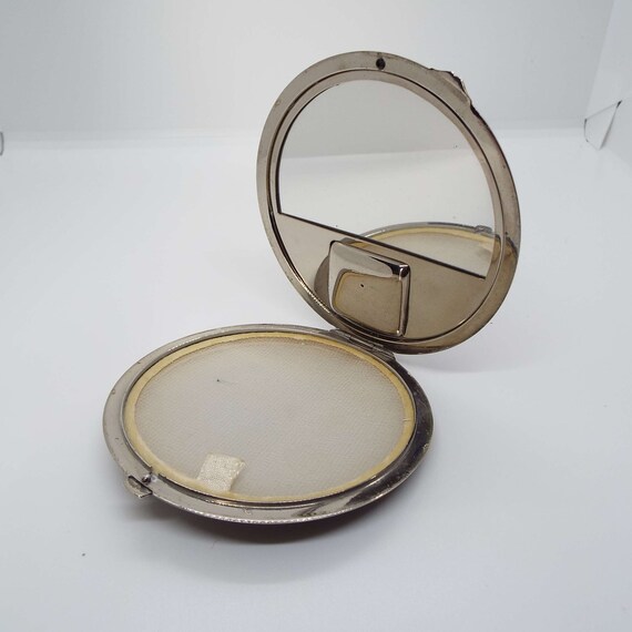 Rare Art Deco Clock Powder Compact 1930's Powder Comp… - Gem