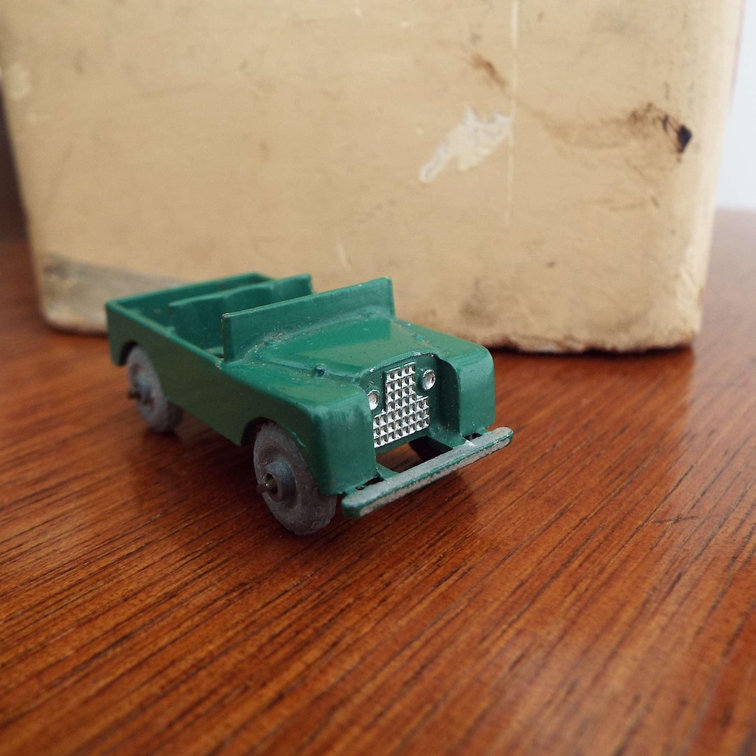 Vintage Matchbox 12a Land Rover Toy Collectable 1950's Toy Vehicle Push ...