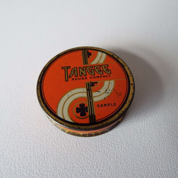 Vintage 1930's Tangee Rouge Compact Sample Tin Unused… - Gem