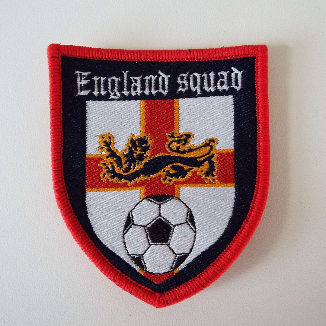Vintage England Football Badge Soccer Patch Supporters Club Badge Iron ...