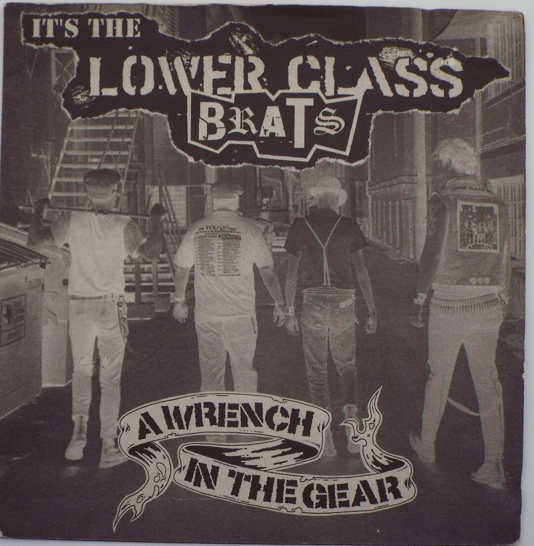 PUNK ROCK Vintage Vinyl Record It's the Lower Class Brats A Wrench in ...