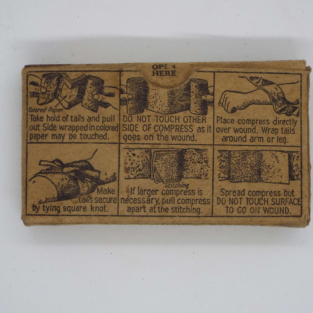 Vintage Compression Bandage in Original Box Mine Safety Appliances Co ...