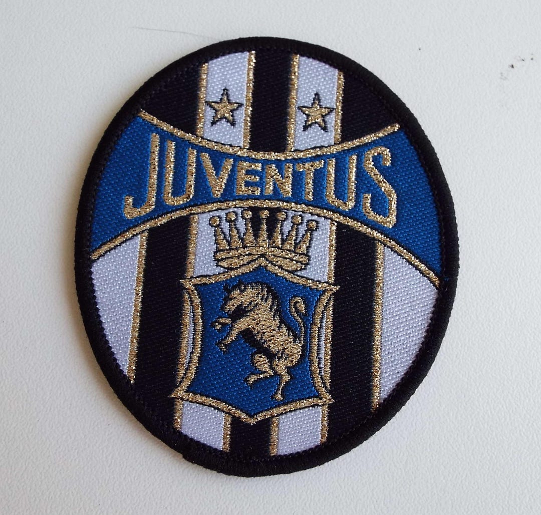 Vintage 1993 Juventus Football Soccer Badge Fabric Embroidered Badge ...
