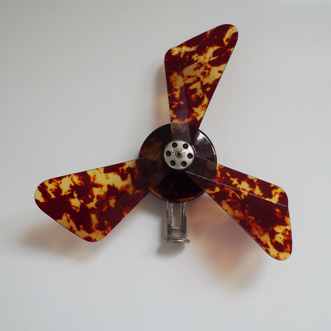 Vintage Art Deco La Brise Fan Mechanical Hand Held Fan 1920's 1930's ...