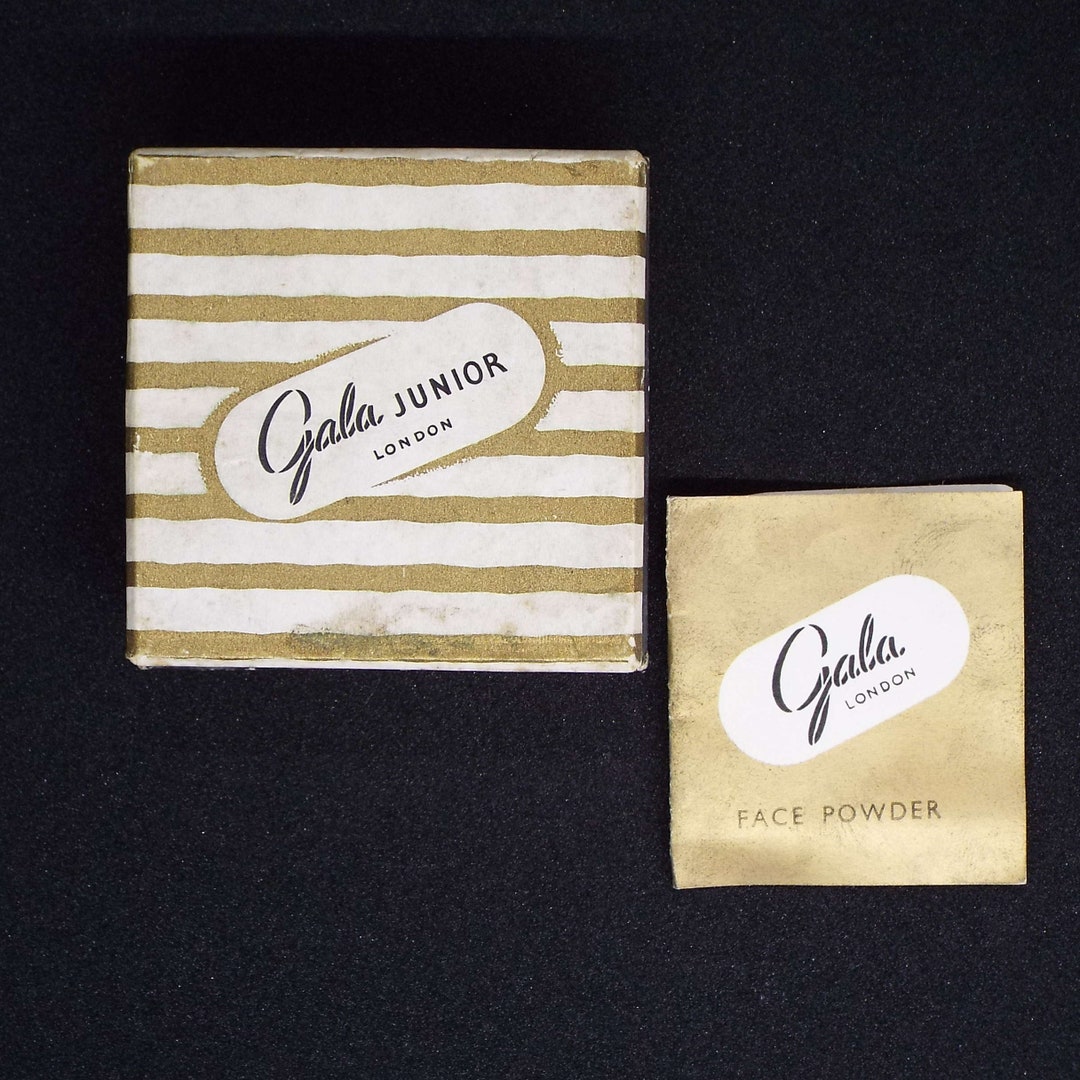 Vintage 1940's Gala London Face Powder Box Unopened Gala Junior Cherub ...