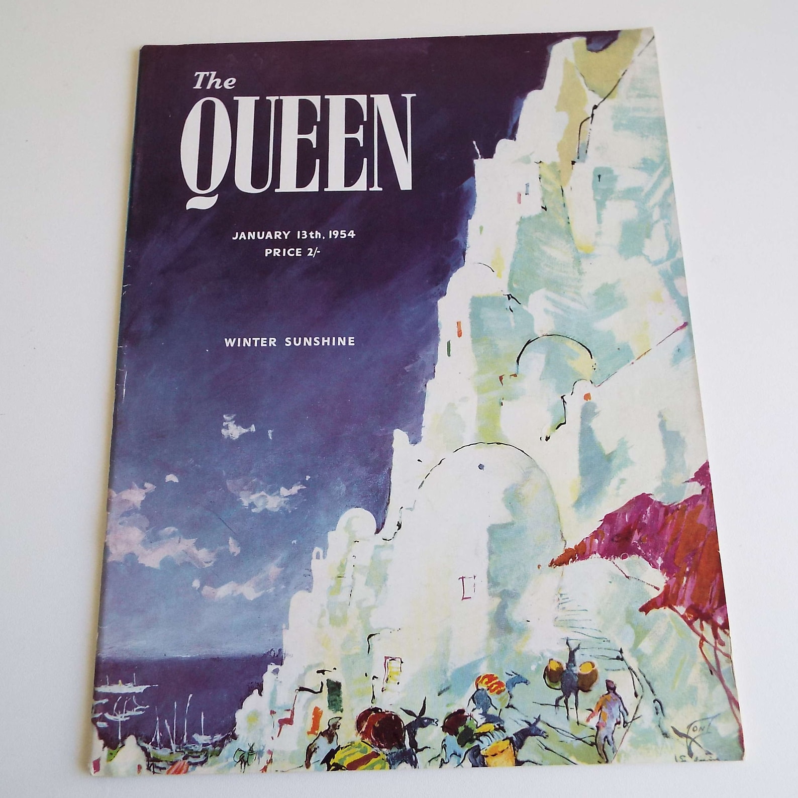 Vintage January 1954 the Queen Magazine High Society Magazine - Etsy