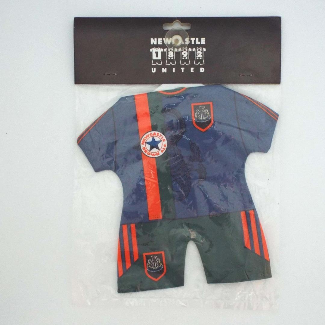 Vintage 1990's Newcastle United Football Club Mini Soccer Kit Brown Ale ...