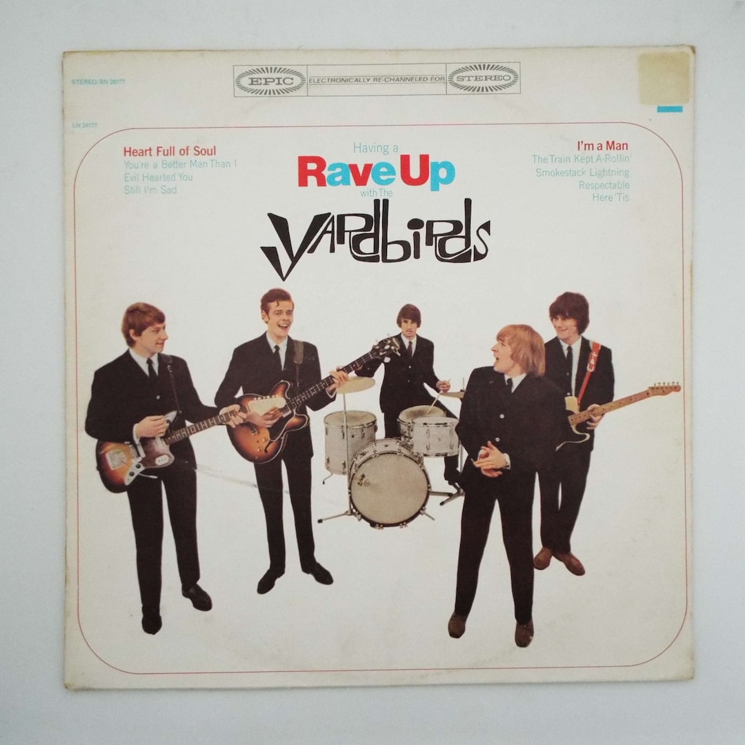 Vintage Record the Yardbirds Having A Rave up Vinyl Record LP Album US ...