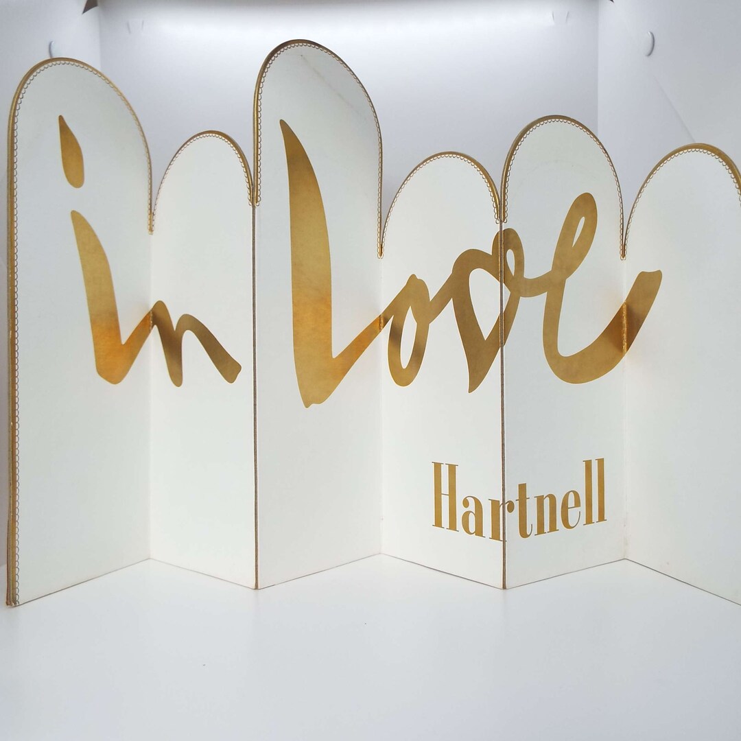 Vintage Norman Hartnell in Love Perfume Advertising Sign Shop Counter ...