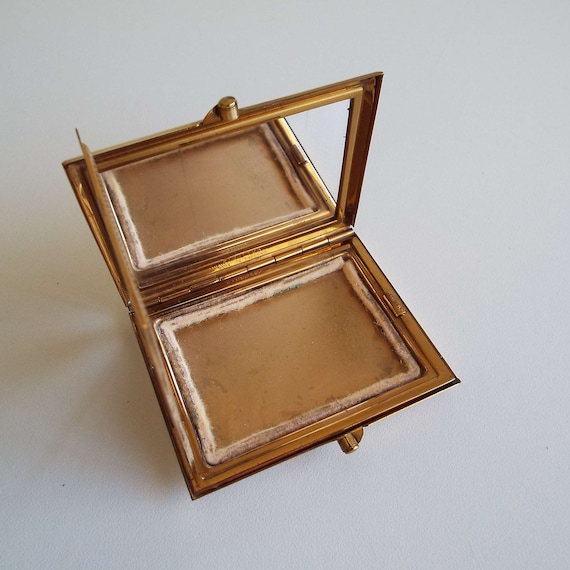 Vintage 1940's Stratton Pontoon Powder Compact Purse … - Gem
