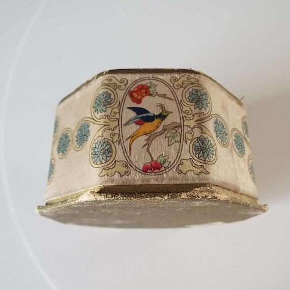 Antique 1920's Langlois Shari New York Powder Box Sil… - Gem