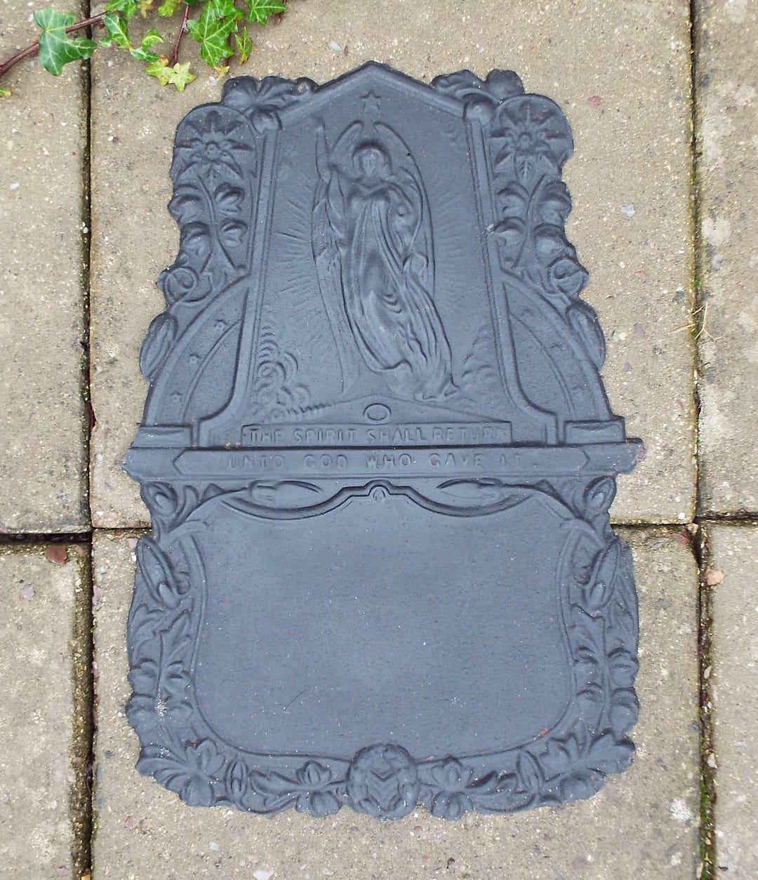 Antique Coffin Plate Funeral Casket Name Plaque Spirituality Religion ...