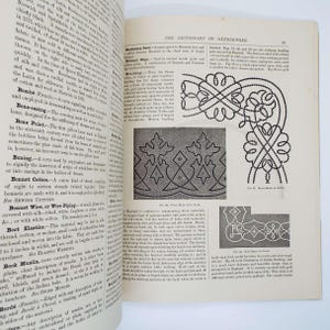 Antique Magazine the Dictionary of Needlework L Upcott Gill Artistic ...