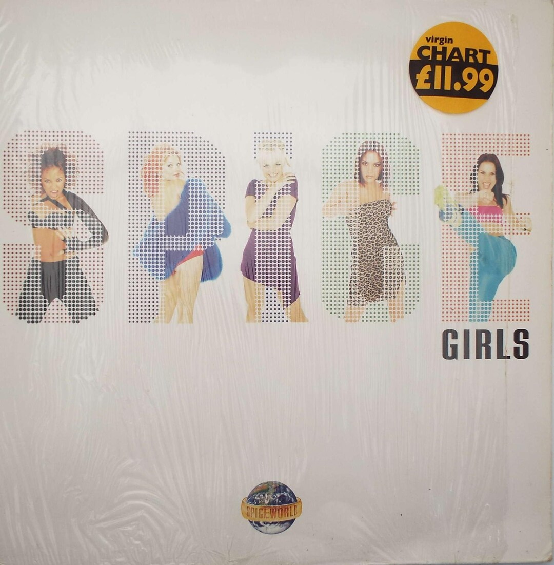 Spice Girls Spiceworld LP Album in Original Shrinkwrap Pop Electronic ...