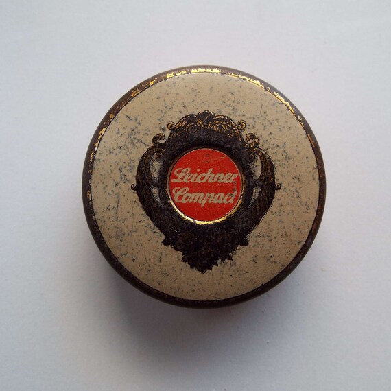 Vintage Leichner Compact Rouge Compact 1930's Art Dec… - Gem