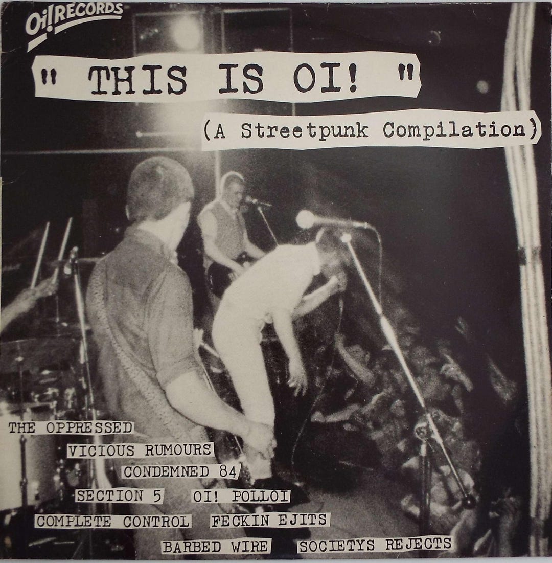 This is Oi! A Streetpunk Compilation LP Album Rare Punk Record Vintage ...