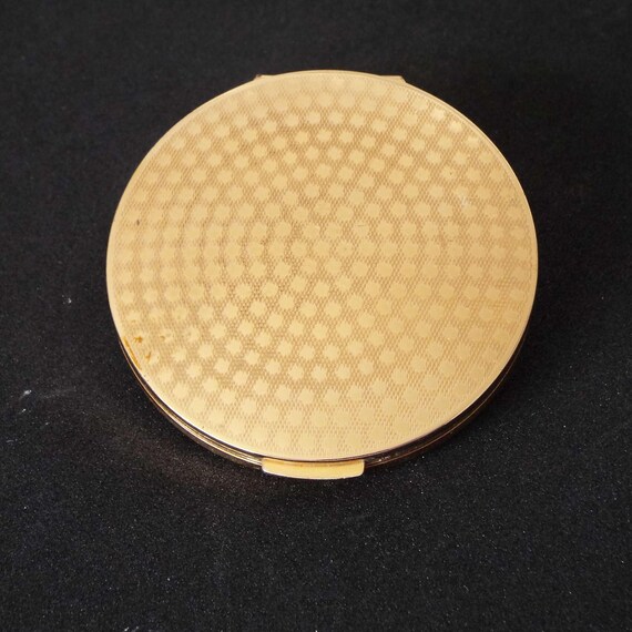 Vintage Stratton Powder Compact: 1950s Mallard Pond S… - Gem