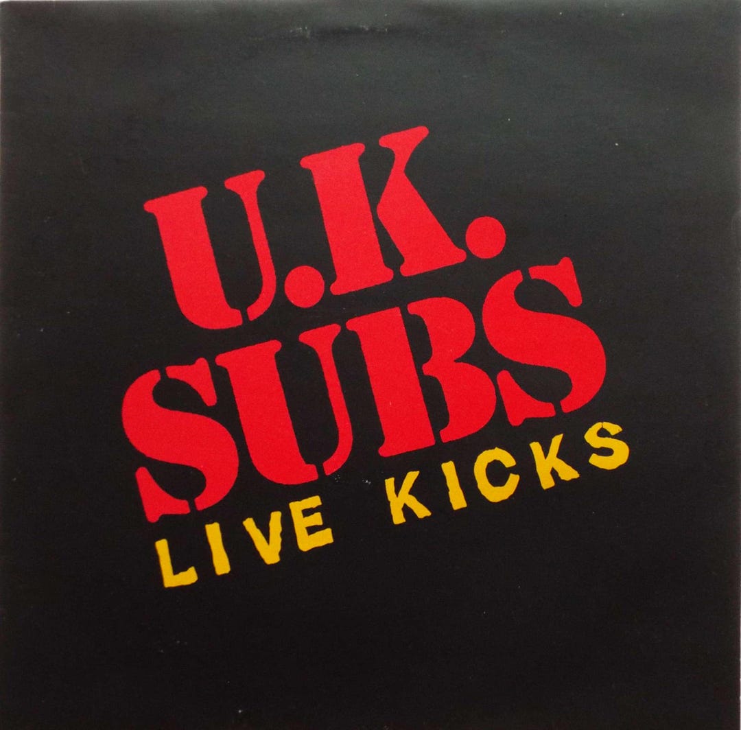UK Subs Live Kicks 12" Mini Album 1980 Vintage Vinyl Record UK Pressing Punk Rock - Etsy